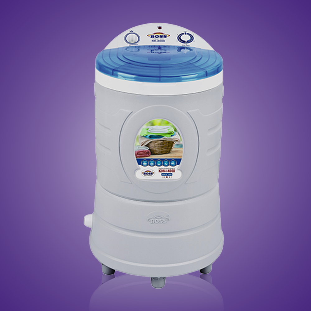 KE-2000 Blue Round Shape/Spin Dryer - BOSS Home Appliances